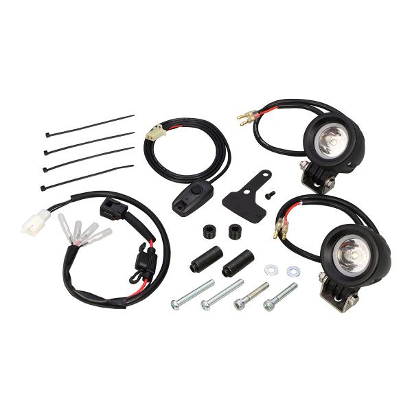 ■適合車種■・CRF250ラリー（MD44/MD47-1000001〜1199999）■詳細■〇ボルトオン〇LEDシャトルビーム×2灯〇サイドシュラウド取付タイプ〇専用ハーネス、カラー、ボルト類付属〇電源ON/OFFスイッチ〇ヒューズボック...