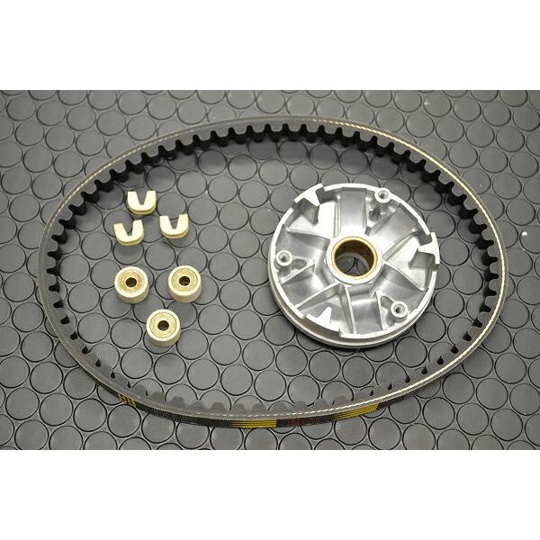 ■適合車種■・レツツ4［CA41A/CA43A/CA45A］・レッツ4 パレット［CA41A/CA43A/CA45A］・レッツ5［CA47A］■詳細■＜付属品＞○プーリー○スライドピース○ウエイトローラー17×12 11g○ドライブVベルト...