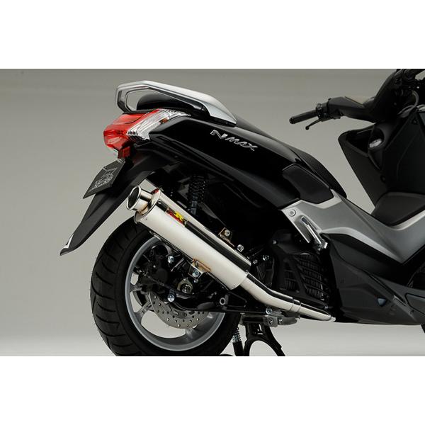 ■適合車種■ ・N MAX［EBJ-SE86J/E3P8E/SED6J］■詳細■材質：オールステンレス製サイズ：110φx約340ｍｍ（筒長）仕様：フルエキゾースト（サイレンサー・エキパイ共にポリッシュ仕上げ）音量：（原付）82db／（原付...