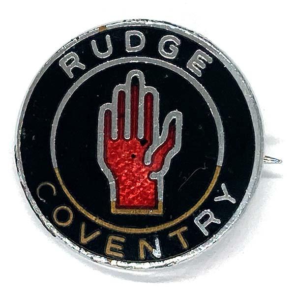 1984年にイギリス コベントリー(COVENTRY)で設立された自転車メーカーで、後にオートバイメーカーとしても名を馳せた、ラッジ・ウィットウォース(Rudge-Whitworth)をモチーフにしたビンテージ ピンバッジです。サイズ(直径...