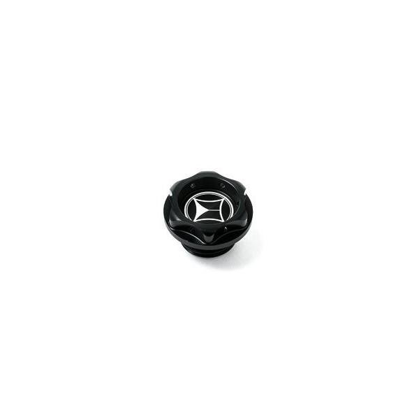 モリワキエンジニアリング MORIWAKI OIL FILLER CAP M24xP3 CROWN BLACK 01561-211M0-B0