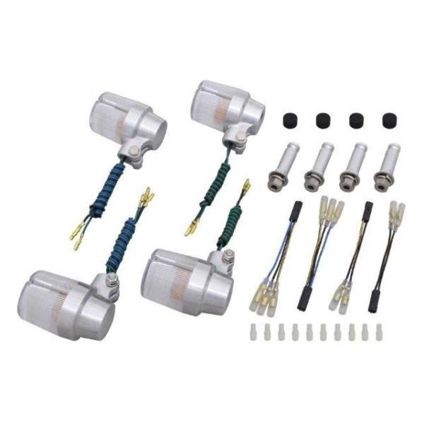 POSH Faith ポッシュ フェイス スーパーバイクタイプウインカーセット バフボディ/クリアーレンズ ゼファー750/RS(2004-)/ZRX400II(2004-) 031694-23