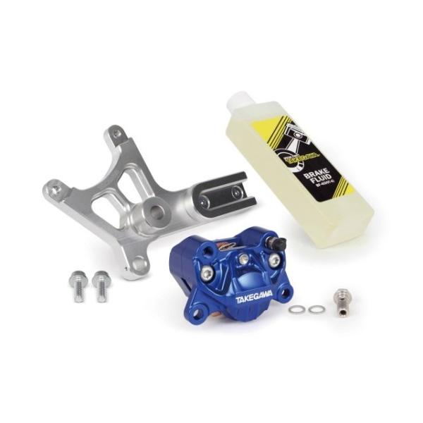 タケガワ TAKEGAWA アルミビレット2POTキャリパーリアセット(ブルー) 06-08-0280