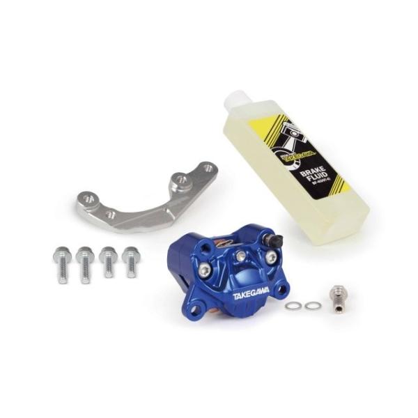 タケガワ TAKEGAWA アルミビレット2POTキャリパーフロントセット(ブルー) 06-08-0289