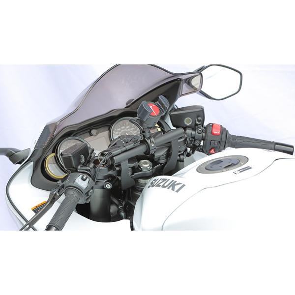 マウントバーステー Hayabusa 21Y- マットブラック KIJIMA キジマ 204-0687