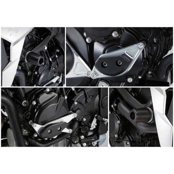 アグラス R／S4点 φ50ロゴ＋右＋ジェネB白 GSX-S750 17- (342-306-013X)
