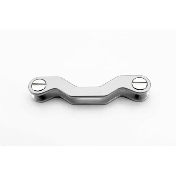 GILD DESIGN ギルドデザイン 削り出しキーオーガナイザー S curve シルバー GK-409S 49335