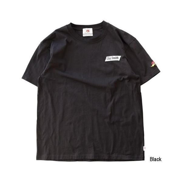 ORION ACE オリオンエース CLAY SMITH SECONDHAND Tシャツ ブラック LL ティーシャツ CSY-3908
