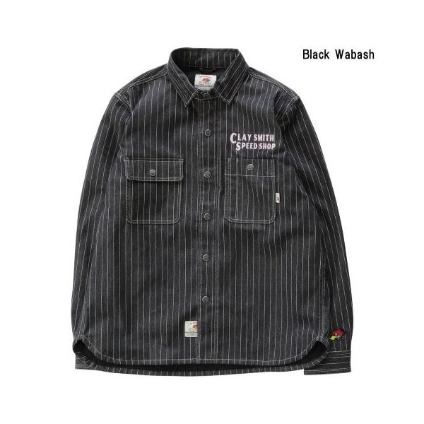 ORION ACE オリオンエース CLAY SMITH OUTCAST 防風ワークシャツ ブラック/ワバッシュ M ジャケット CSY-4023