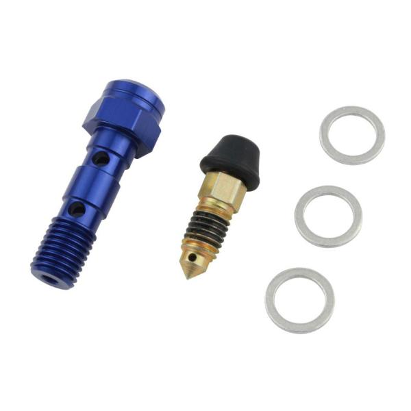 ◆EARL’Sブレーキホース用◆HONDA純正/KAWASAKI純正対応◆対応P-1.25（ダブル）◆ワンウェイバルブ機構内蔵のSPEED BREEDER付バンジョーボルトブレーキホースの交換、整備などの際、ブレーキオイルのエアー抜き作業は...