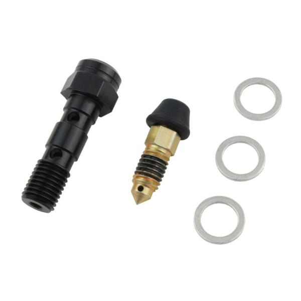 ◆EARL’Sブレーキホース用◆HONDA純正/KAWASAKI純正対応◆対応P-1.25（ダブル）◆ワンウェイバルブ機構内蔵のSPEED BREEDER付バンジョーボルトブレーキホースの交換、整備などの際、ブレーキオイルのエアー抜き作業は...