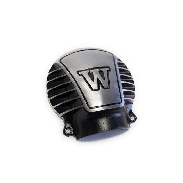Motor Rock モーターロック FORK W650/400/800用 ベベルギアカバー 'W with Fins Black' 7101-01B
