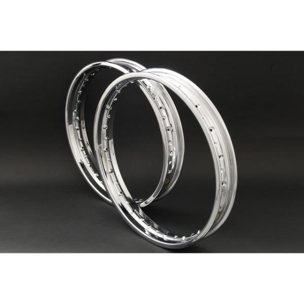 PMC ピーエムシー  クロームメッキリム (フロント 1.60-18(36H) CB400FOUR) 72-5153