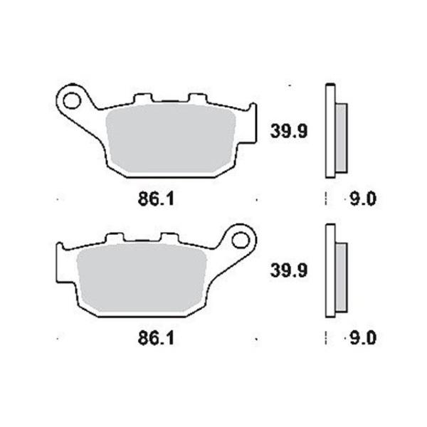 KITACO キタコ SBSブレーキパッド 881LS ストリートエクセル CBR250R MC41 777-0881030