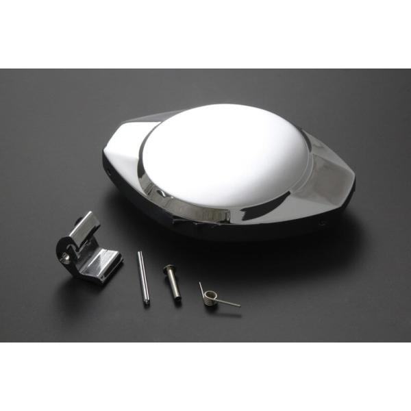 ガス漏れ対策とエアー抜き構造を改善しています。高級感あふれるクロームメッキ仕上げ。素材はアルミニウムダイカスト製。付属品： 専用フック、ピン2本、スプリングドレミコレクション製適合車種Z1/Z2 H2B/C H1D/E/F S1B/C S3...