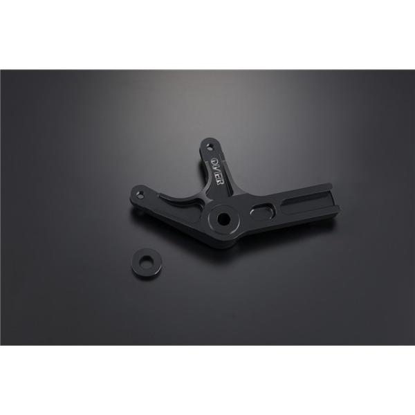 OVER オーヴァーレーシング Rキャリパーサポート ブレンボ2P(カニ) UP BLK DAX125(22-23)(24-) 83-123-22B