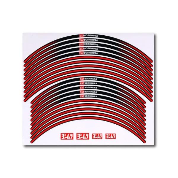 YOSHIMURA ヨシムラ リムステッカー T-A (21/18-19) RD 904-221-8100