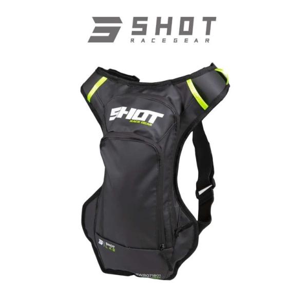 SHOT RACE GEAR/バッグライン ハイドレーションバッグ・耐久性のある耐水PVC素材構造。・2リットルのハイドレーション水筒を装備(EVA品質)・ドリンクの冷たさをキープする等温ポケット。・動きを妨げないハイドレーションホース固定...
