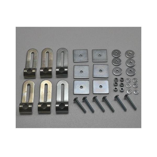 af アフ 旭風防 集配用キャリーボックス取付金具 汎用 丸パイプキャリア(角パイプキャリアには適合しません) AB-5-01