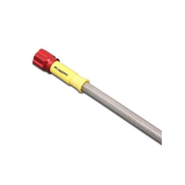 ACTIVE アクティブ アルミ RED ユニバーサルホース クリア ホース全長 1935mm AC1935