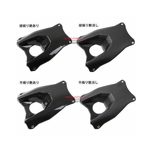 ■適合車種・BMW S1000RR 2009-・HP4 2011-2014■商品説明・航空機などにも使われているプリプレグ(炭素繊維に樹脂を含浸させたシート状のもの)を使用し、バキュームパッキング処理し、オートクレーブで焼き上げる ドライカ...