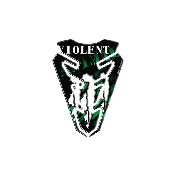 ワンデザイン タンクパッド バイオレント VIOLENT グリーン 229x168mm CGEXVP