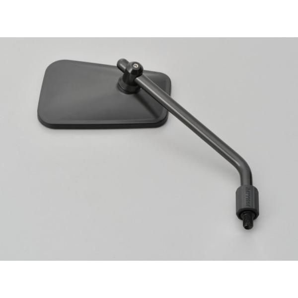 振動が多いバイクでもミラーがぶれにくい直径12mmの極太ロッド。鏡の取り付け強度をUPさせて共振も低減。曲率R1000の広角ミラーはロッドをスライドさせて位置調整が可能。後方視界が広く確認できます。・新保安基準 適合・鏡面：クリアーミラー・...