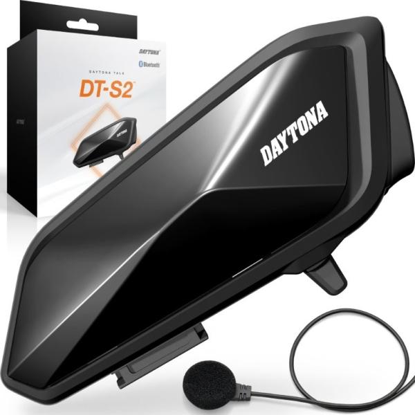 Bluetooth接続に対応した、音楽再生やナビ音声の受信を中心としたシンプルなバイク用インカム。約15時間の連続使用に対応し、長時間のツーリングでも使用できます。クリアな音質で音楽やナビ音声を聞き取りやすく、ワイヤーマイク付属で通話や音声...