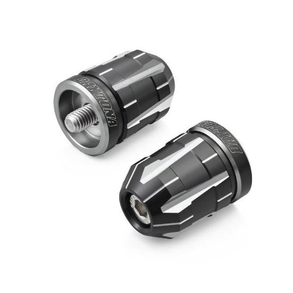 「創」と「麗」を極めた逸品PREMIUM ZONEシリーズのバーエンド。アルミの無垢素材から繊細で丁寧な加工で削り出し、2色の色彩がきわだつ優美なデュアルアルマイト仕上げ。こだわりの日本製。スクラッチにエッジを効かせ幾何学模様にモディファイ...