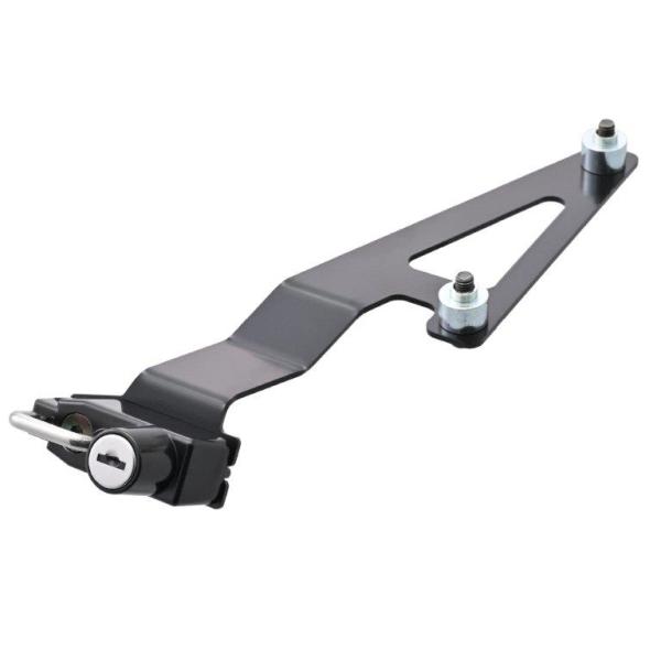 スマートに取り付けが可能な車種専用設計。純正ライクな見た目で、車両の雰囲気を崩さない。ヘルメットホルダーが純正採用されていない車両にボルトオンで取付可能。リアフェンダーのフロント側へボルトオンで簡単装着。カギは2本付属。【適合車種】ジクサー...