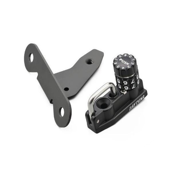 ダイヤル式なのでカギが増えないヘルメットホルダー。スマートに取り付けが可能な車種専用設計。ボルトオンで取付可能。純正ライクな見た目で、車両の雰囲気を崩さない。解錠する数字は任意で変更可能。2ダイヤルロック式。ダイヤルリングの数字が見えなくて...