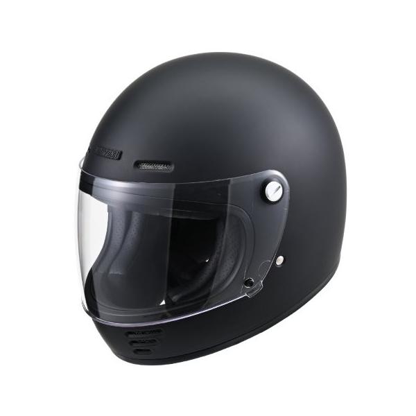 DAYTONA デイトナ バイク用 ヘルメット フルフェイス SG規格 高強度ABS クラシック エアベンチレーション / スピーカーホール装備 DN-009CL マットブラック XLサイズ(61-62cm) 61125