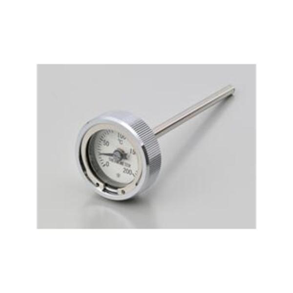 DAYTONA デイトナ ディップスティック油温計 クロームメッキ/ホワイトパネル YAMAHA ヤマハ SR400/500用 93337