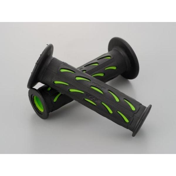 DAYTONA デイトナ PROGRIP プログリップ 耐振GELシリーズ #724（全長120mm）ブラック/グリーン 98067