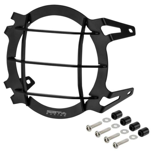 ・スクランブラースタイル立体感のある無骨な造形を重視した、ステンレス製ヘッドライトガード。ヘッドライトの配光を妨げないように配慮し、車検にも対応。林道やオフロード走行での飛び石や枝などからヘッドライトレンズを保護し、傷や割れを防止する。ヘッ...