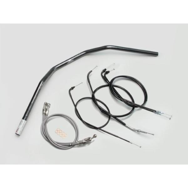 HARRICANE ハリケーン トラッカーHIGH ハンドルSET CB400SF(~98 NC31) ブラック H010-044B