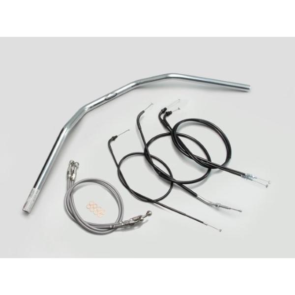 HARRICANE ハリケーン トラッカーHIGH ハンドルSET CB400SF(~98 NC31) クロームメッキ H010-044C