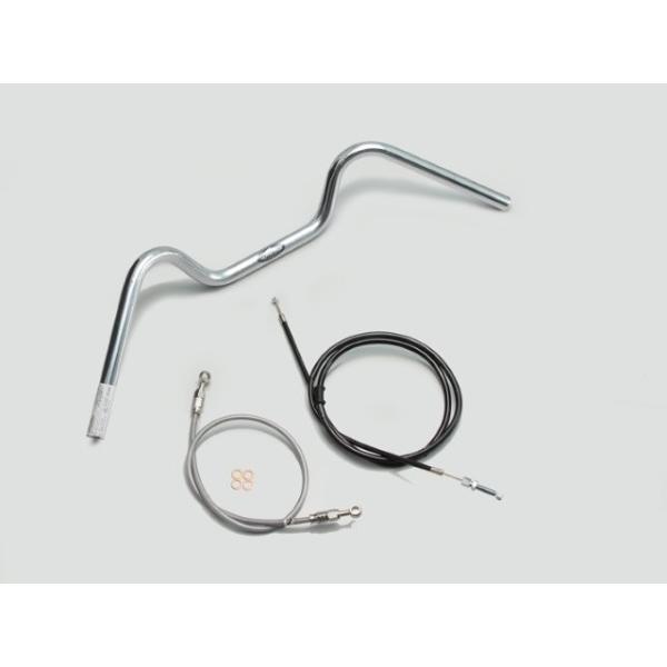 HARRICANE ハリケーン 90フォワードアップ ハンドルSET GSR400(~10 ABS無し車) クロームメッキ H501-039C