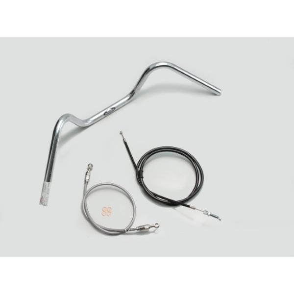 HARRICANE ハリケーン 140フォワードアップ ハンドルSET GSR400(~10 ABS無し車) クロームメッキ H501-040C