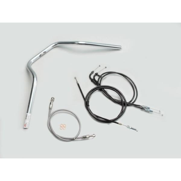 HARRICANE ハリケーン POLICE 4型 ハンドルSET GSR400(~10 ABS無し車) クロームメッキ H501-068C