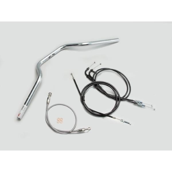 HARRICANE ハリケーン ヨーロピアン3型 ハンドルSET GSR400(~10 ABS無し車) クロームメッキ H501-072C