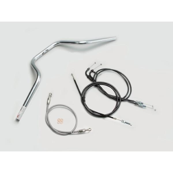 HARRICANE ハリケーン クォーター3型 ハンドルSET GSR400(~10 ABS無し車) クロームメッキ H501-903C