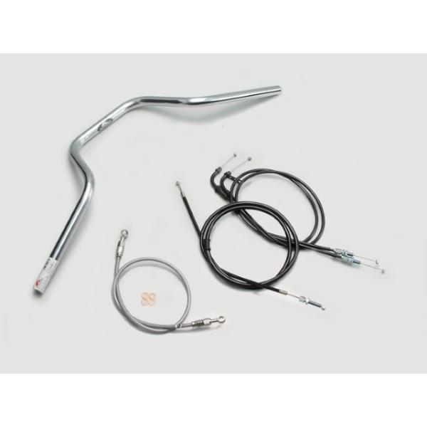 HARRICANE ハリケーン クォーター4型 ハンドルSET GSR400(~10 ABS無し車) クロームメッキ H501-904C