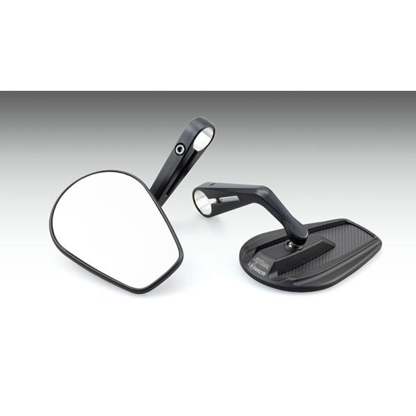 ミラー TECH10 Φ22.2バークランプタイプ 左右セット KIJIMA キジマ HZZ-07000