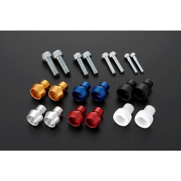 【入数】2個1セット【素材／材質】アルミ (2014材)製【仕様】取り付けボルトサイズ：12mm※画像はイメージです。※ZX-6R／9R (2型以降)10R／12R・ZRX1100／1200・新生Z750／1000・ER-6n・ZZ-R14...