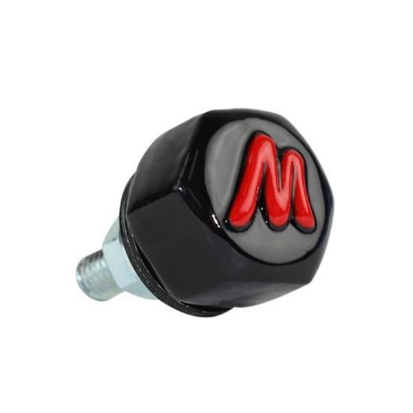 GOODS グッズ HEX'HEAD NumberBolt ブラック/レッド MMS-NB072