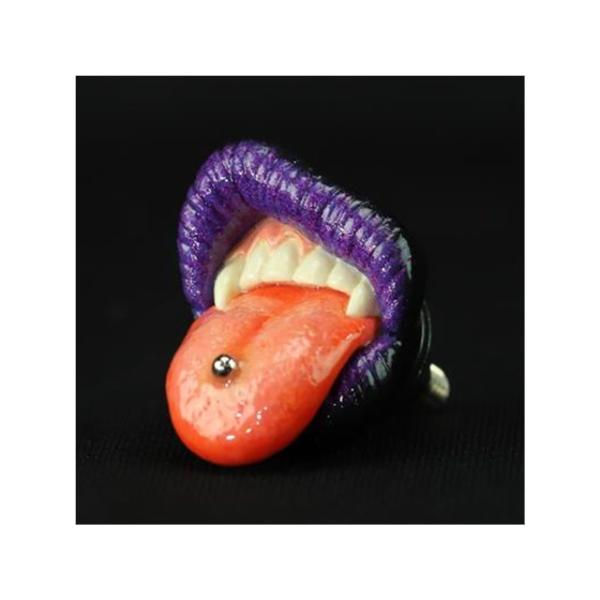 GOODS グッズ BRATTY LIP NumberBolt /Tongue Piercing /バイカラー（ナイトクラブ） MMS-NB177