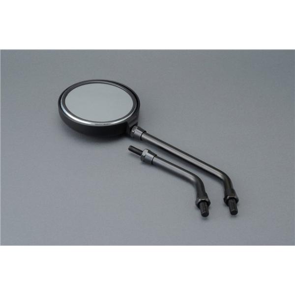 M-TEC中京 エムテック中京 Z2 ミラー トツ(アルミダイキャスト製) BK (ロング&amp;ショートステー付)凸レンズ耐震タイプ MRS-IM-MK02BA