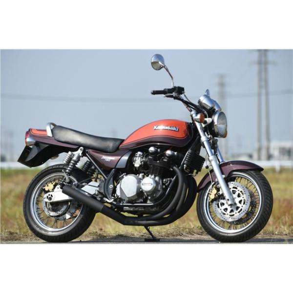 M-TEC中京 エムテック中京 ショート管 ZEPHYR750/RS BK (K9) MRS-MUK75-01B