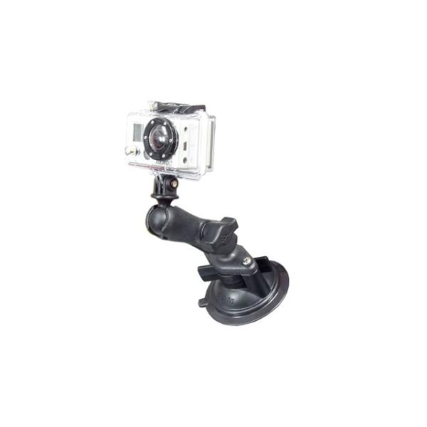 ラムマウント GoProマウント＆ツイストロックサクションベースセット(標準アーム/プラ) 吸盤径83.8mm 1インチボール RAP-B-166-GOP1 RAP-B-166-GOP1